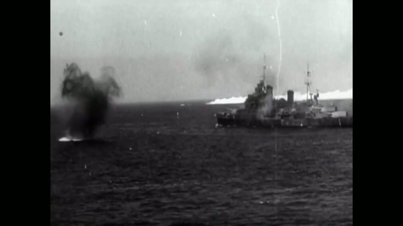 These were high-caliber naval guns, and they had to be knocked out ...