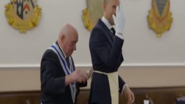 "They're holding an initiation ceremony, the first of the three ...