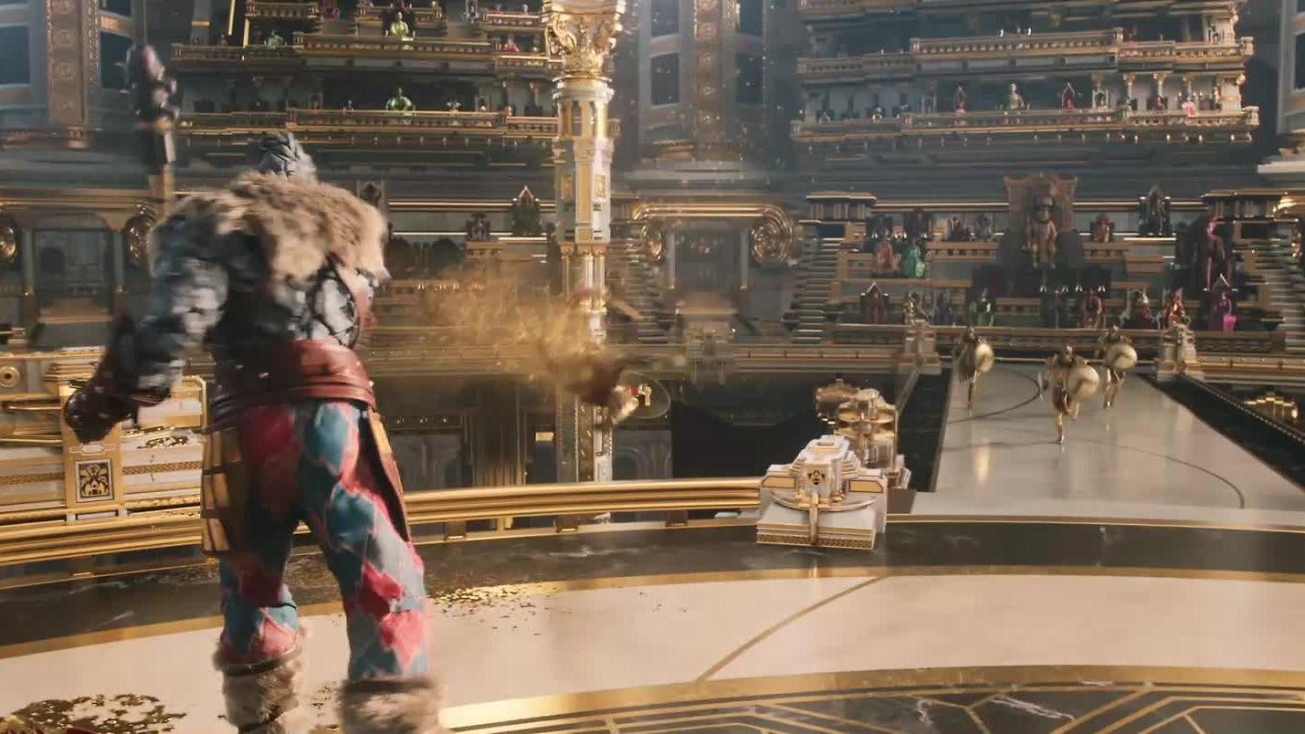 "Thor, catch! Korg!" - Thor: Love and Thunder quote