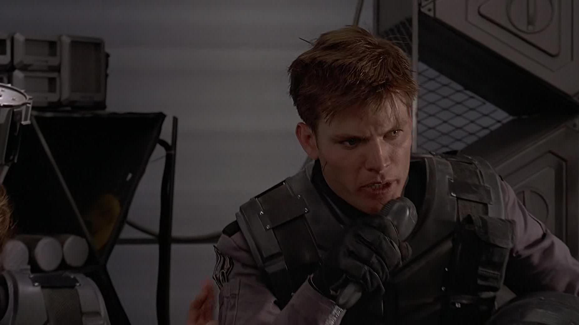 Never surrender. Never retreat. Never give up. - Starship Troopers ...