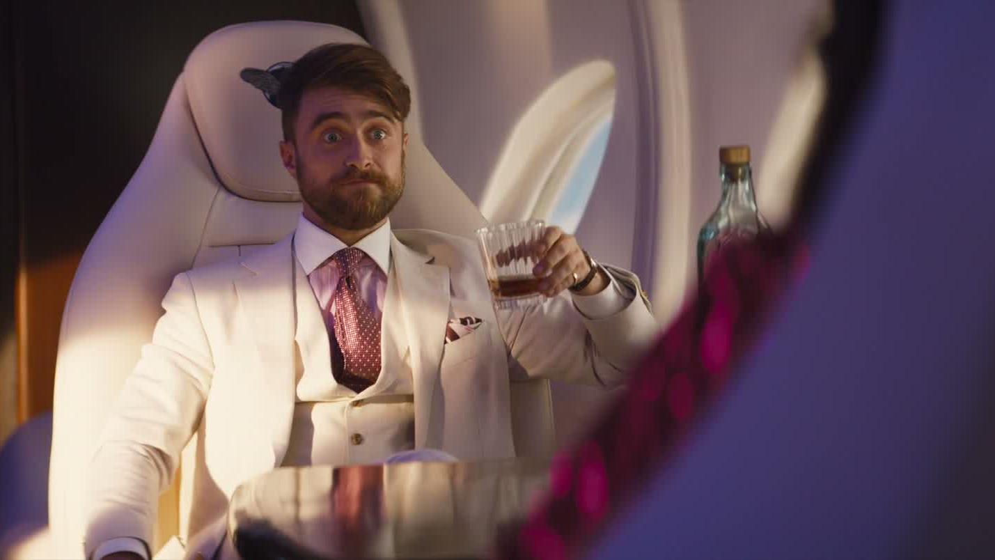 Well, I'm getting off your plane! Unchain me! That's your seatbelt ...