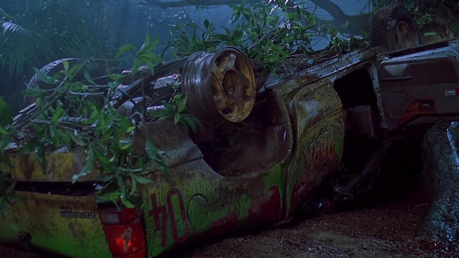 We're backin the car again. At leastyou're out of the tree. - Jurassic ...