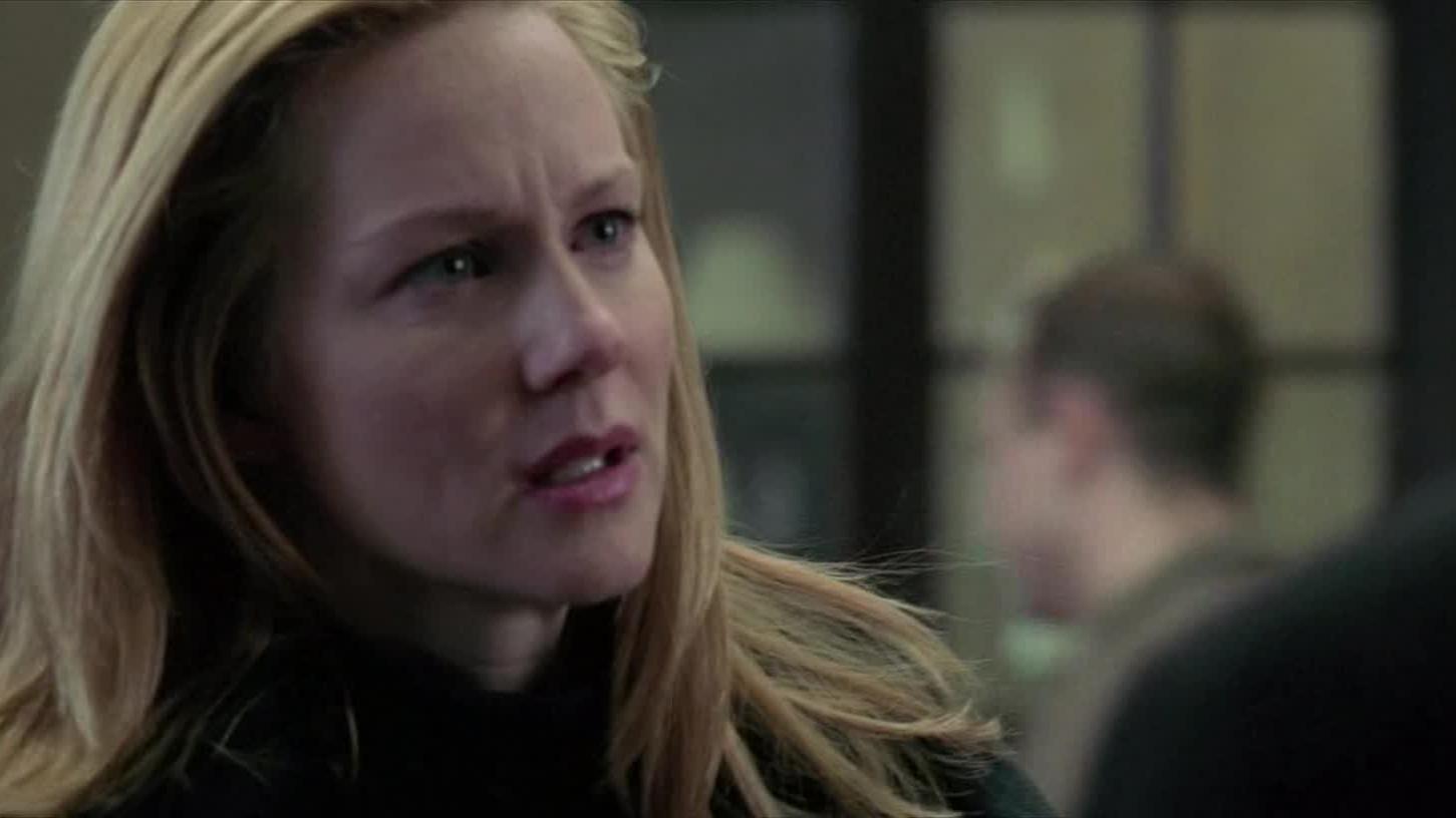 "Hey! Do you know that woman? What woman? She just left. You didn't see ...