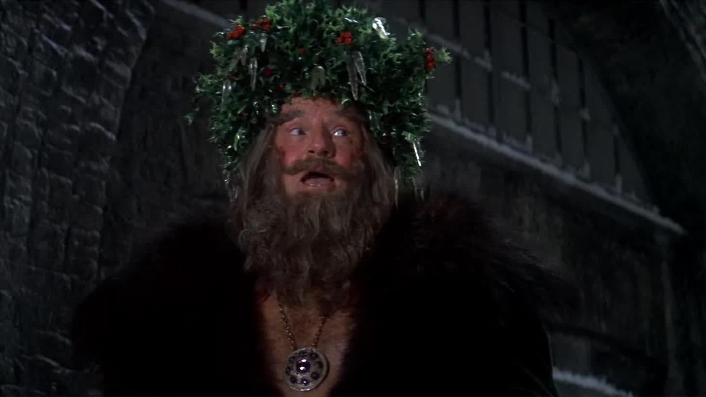 Here, Scrooge. I have brought you home. You're not going. My time upon ...