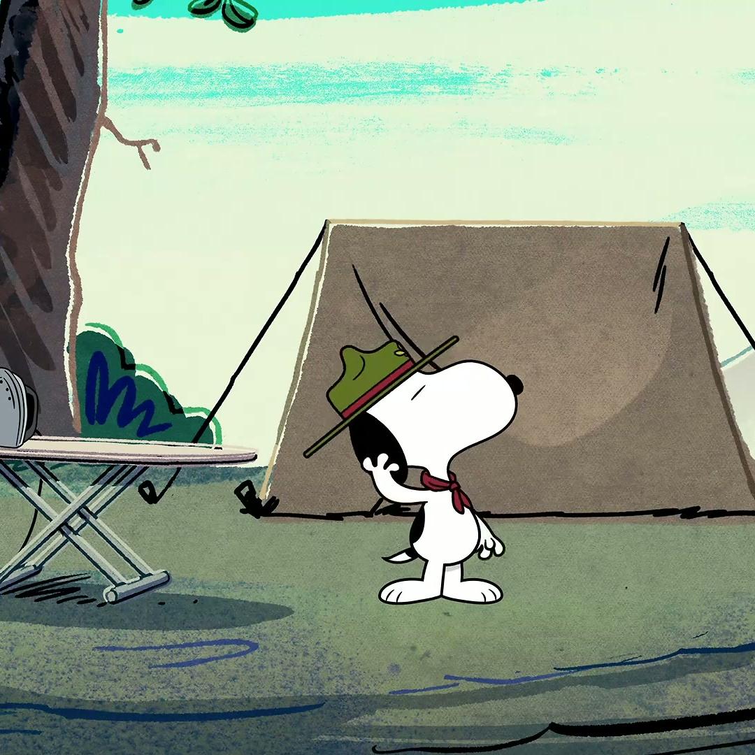 A true Beagle Scoutalways has the proper attire." - Camp Snoopy | Clip.Cafe
