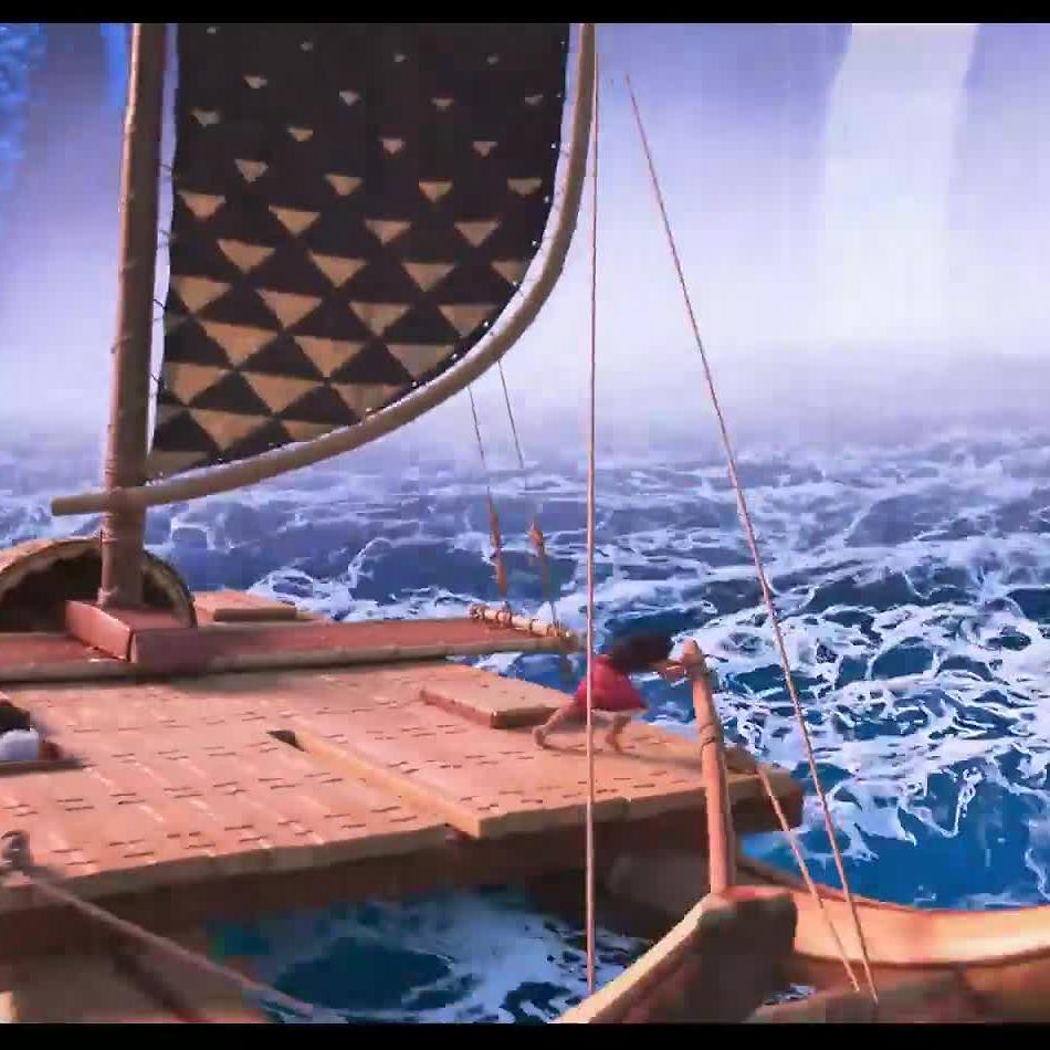 - Ahaha!- She's using centrifugal force to make her way around them ...