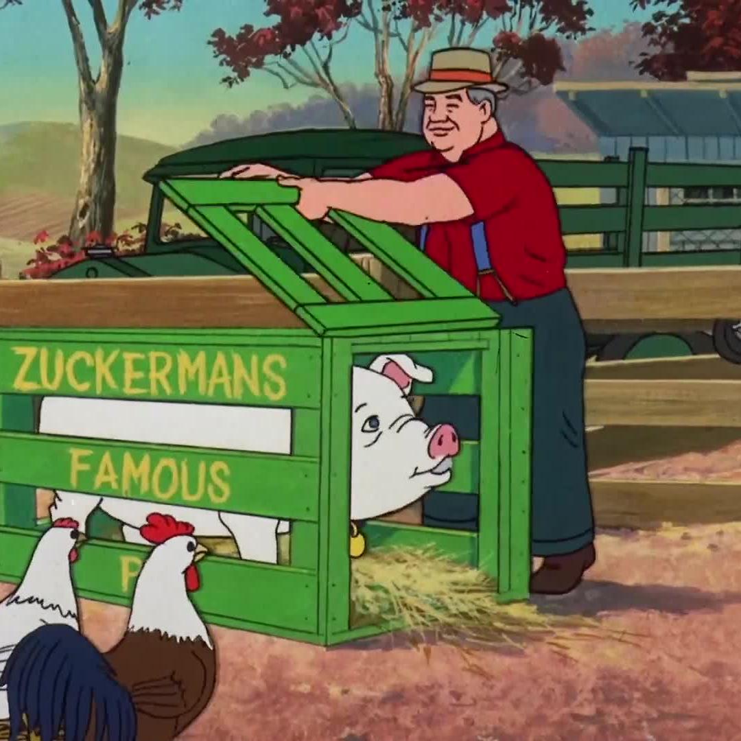 And so, Wilbur came home to his beloved manure pile in the barn cellar ...