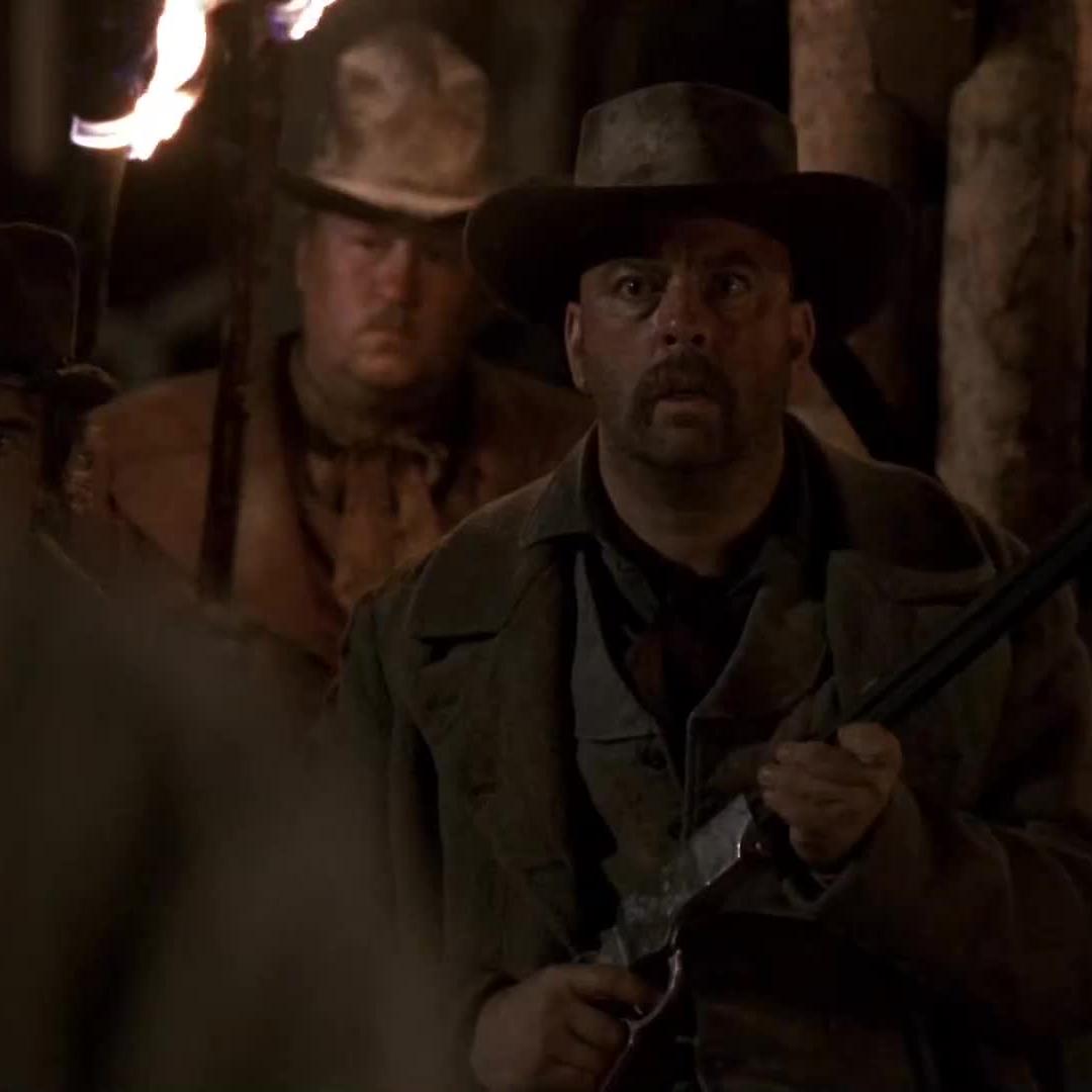 Any more gunplay gets answered. You call the law in Sampson, you don't ...