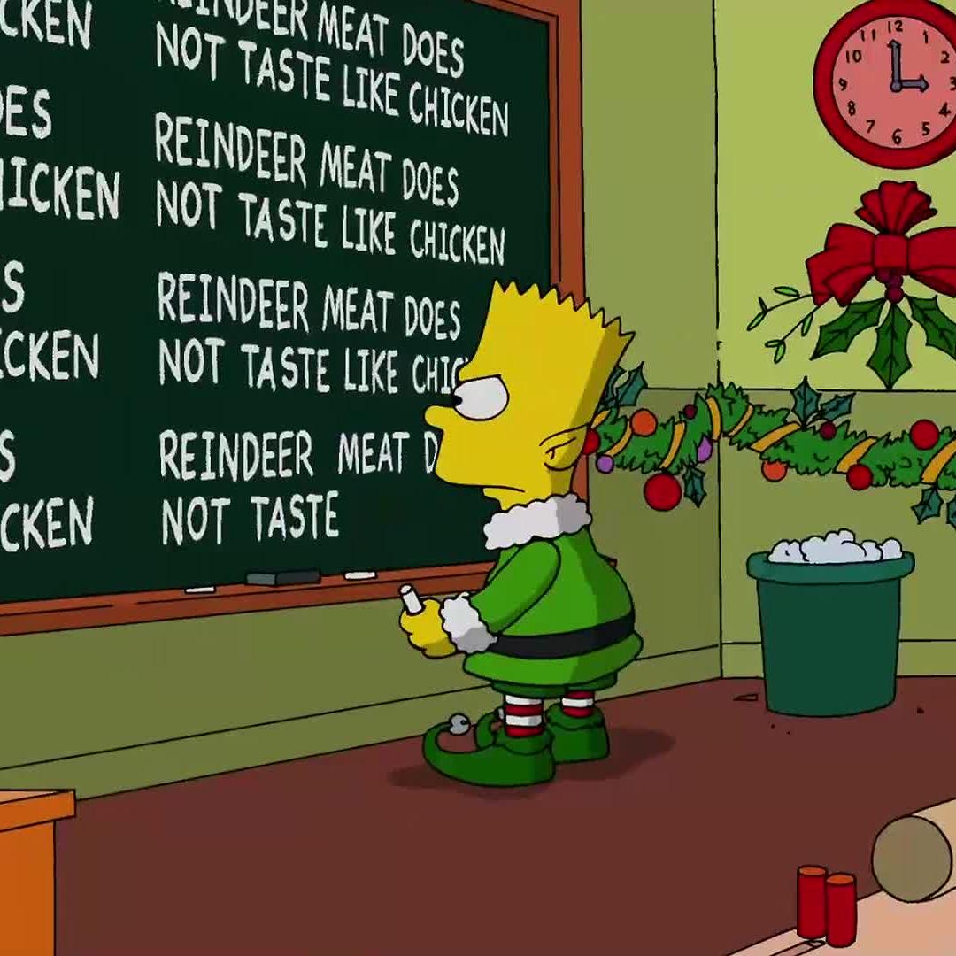 The Simpsons ♪-Yee-haw-ho-ho! (school bell ringing) (bears growl ...