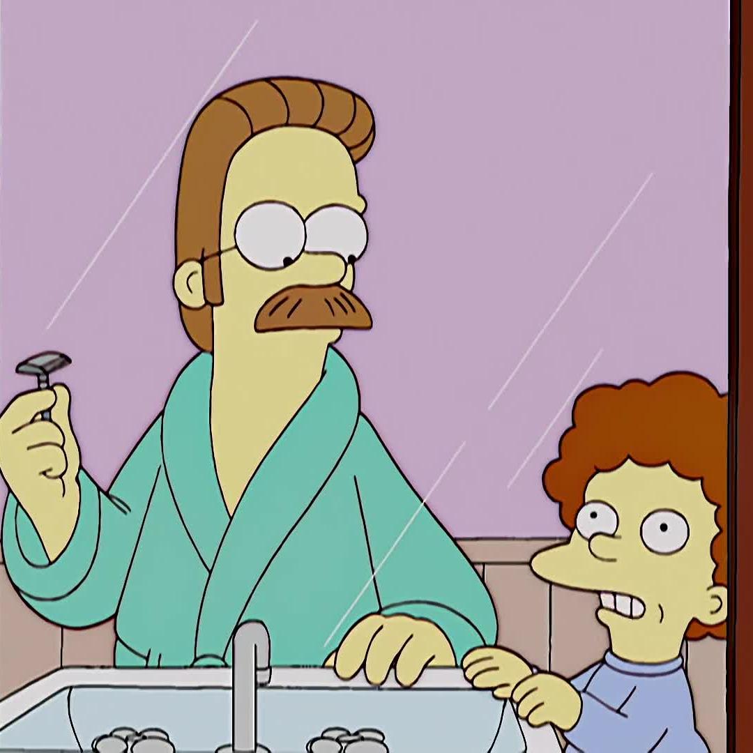 Daddy, why did you have toshave your nose neighbor? You know what, I'm ...