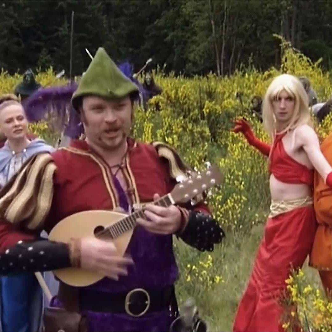 "Dear Goblin friends, dear Goblin friends, please hear my song... Yeah ...