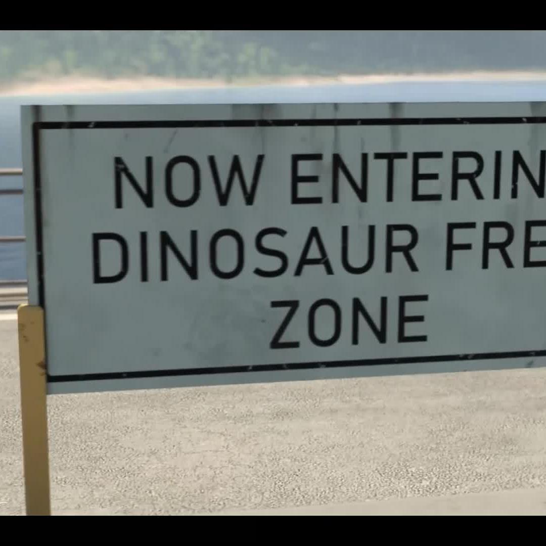 ""Dinosaur-free zone." Here's hoping." - Jurassic World: Chaos Theory quote