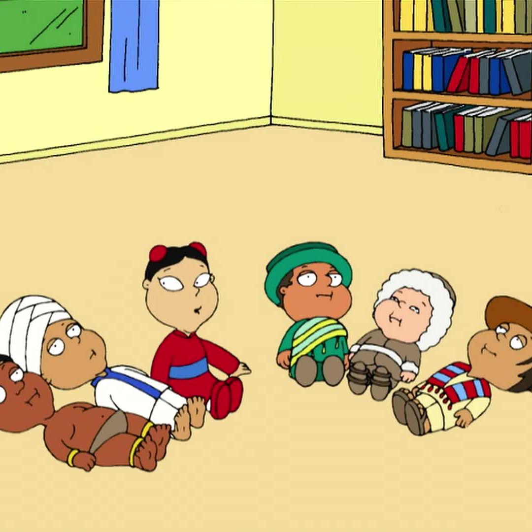 Stewie, come complete our rainbow. I've got a better idea. Let's go ...