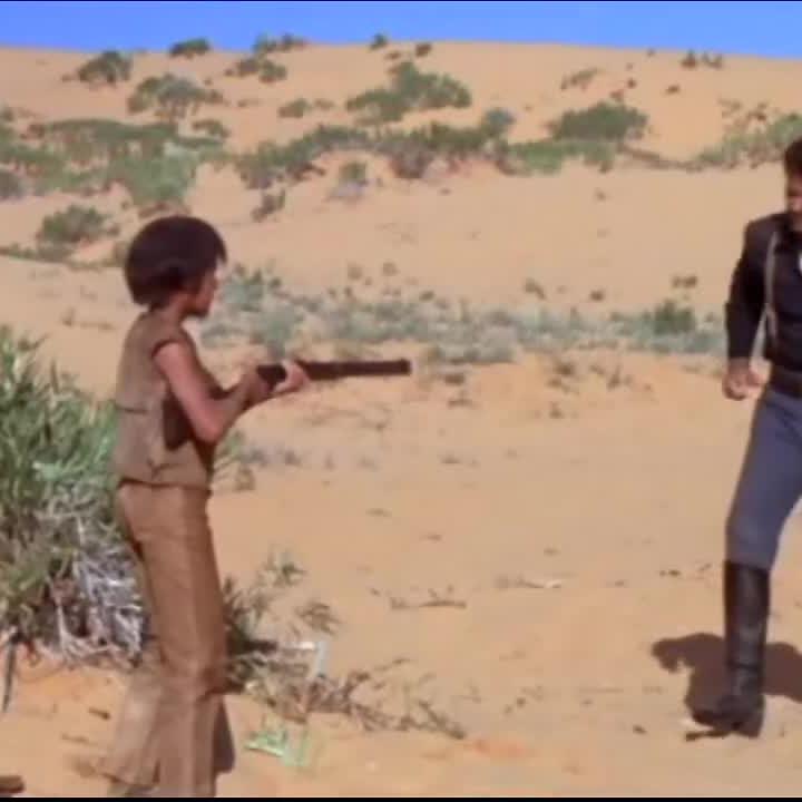 Give me that gun. I said give me that gunbefore I break it over your ...