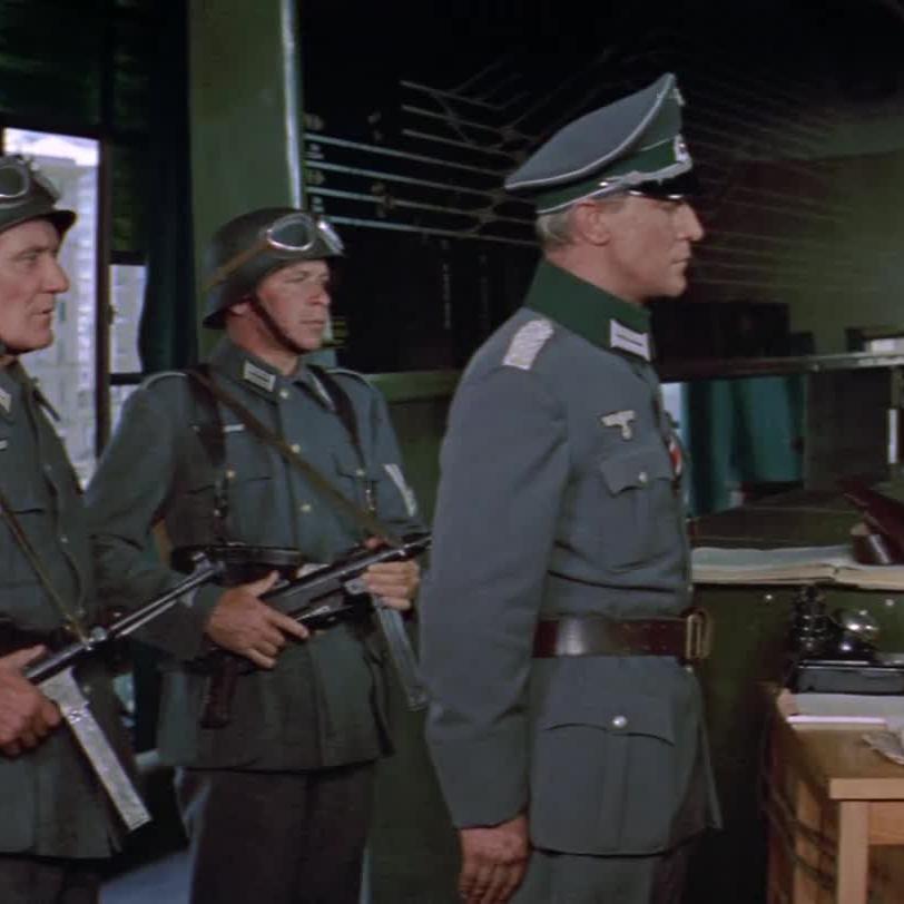 - Heil Hitler.- Heil Hitler. I am Major von Klement. My orders, please ...