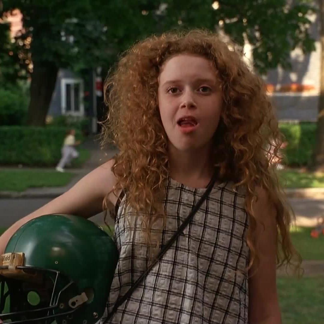Hi, Mr Mitchell. Hello Polly, come on in. What's the helmet for? Oh my ...