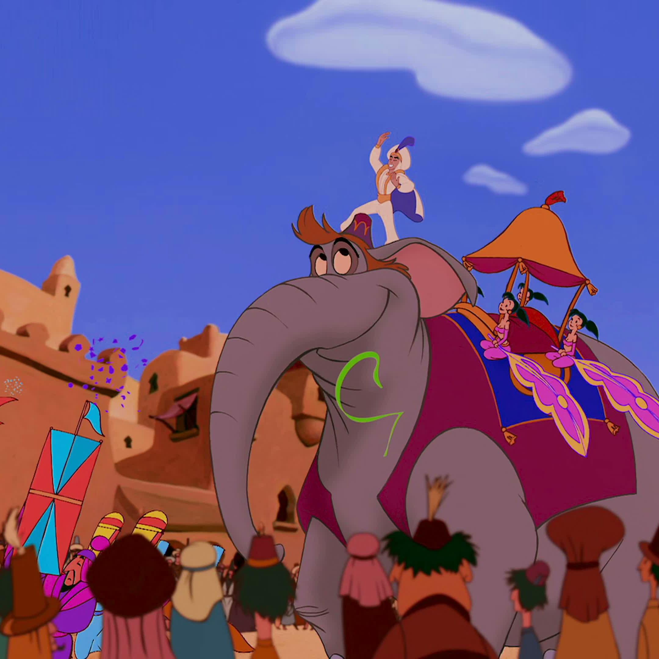 Fabulous Harry, I love the feathers! - Aladdin | Clip.Cafe