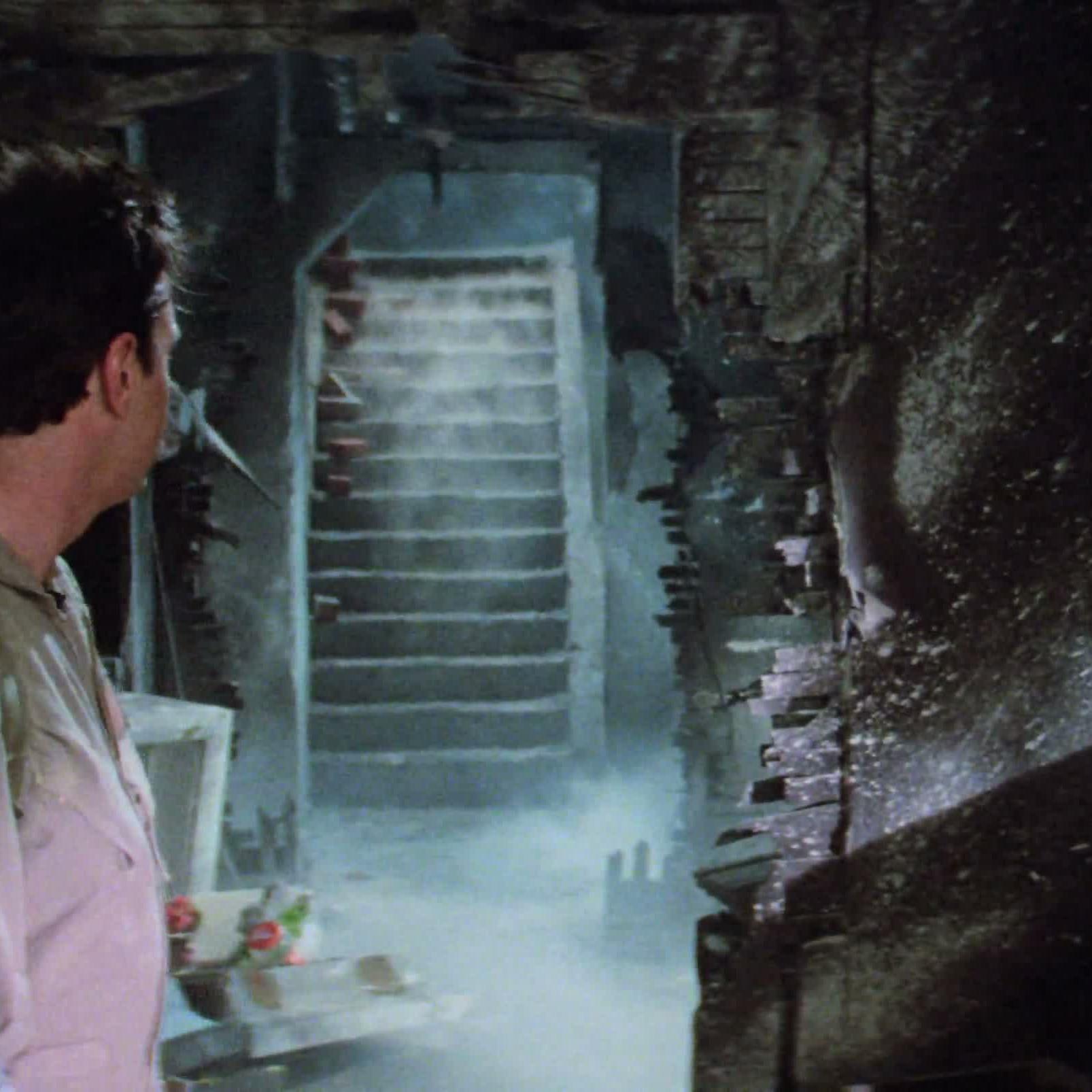 Hey, where do these stairs go? They go up. - Ghostbusters | Clip.Cafe