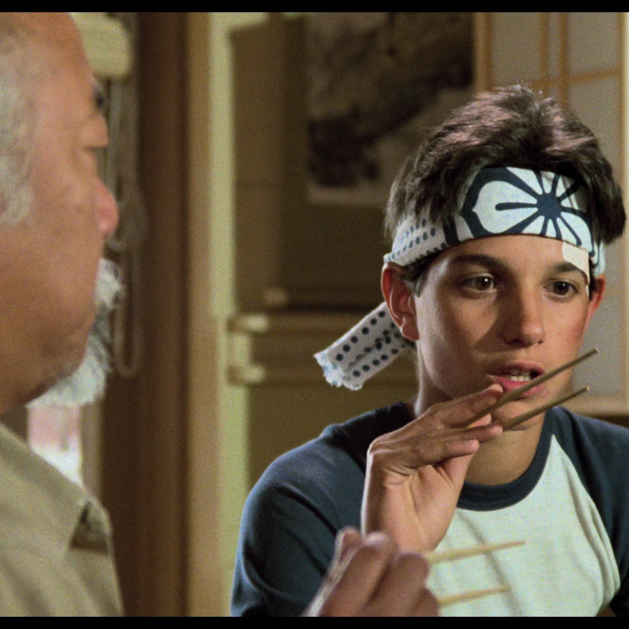Hmph! You beginner luck. - The Karate Kid | Clip.Cafe