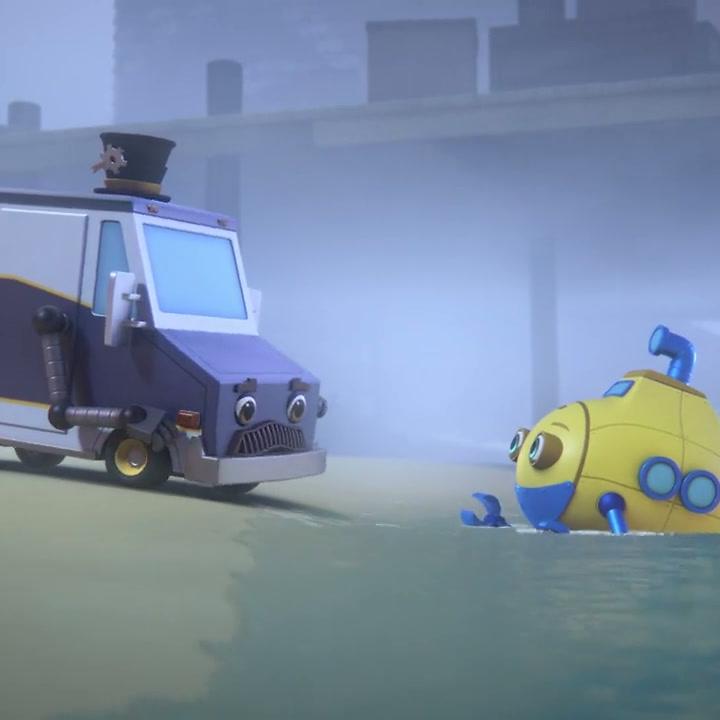 "Hmm. You don't seem so spooky to me." - Mighty Monsterwheelies quote