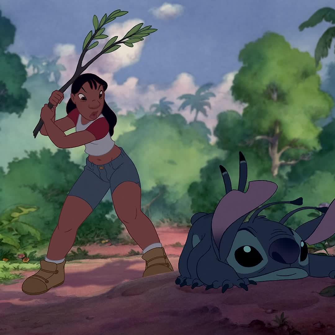 Lilo. Aah! Okay, talk. I know you had somethingto do with this. Now ...