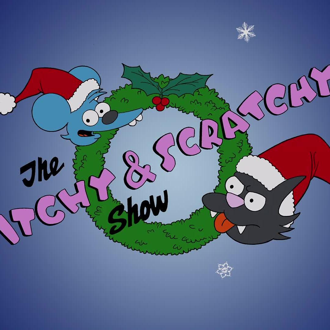 The Itchy & Scratchy Show ♪ Merry Christmas, movie house! Merry ...