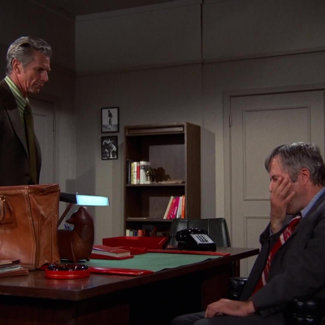 I'm going into my office. Have a drink, get yourself together,and come ...
