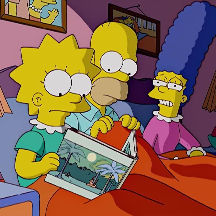 Lisa, honey, any chance you could stop reading soon? Okay, I'll watch ...