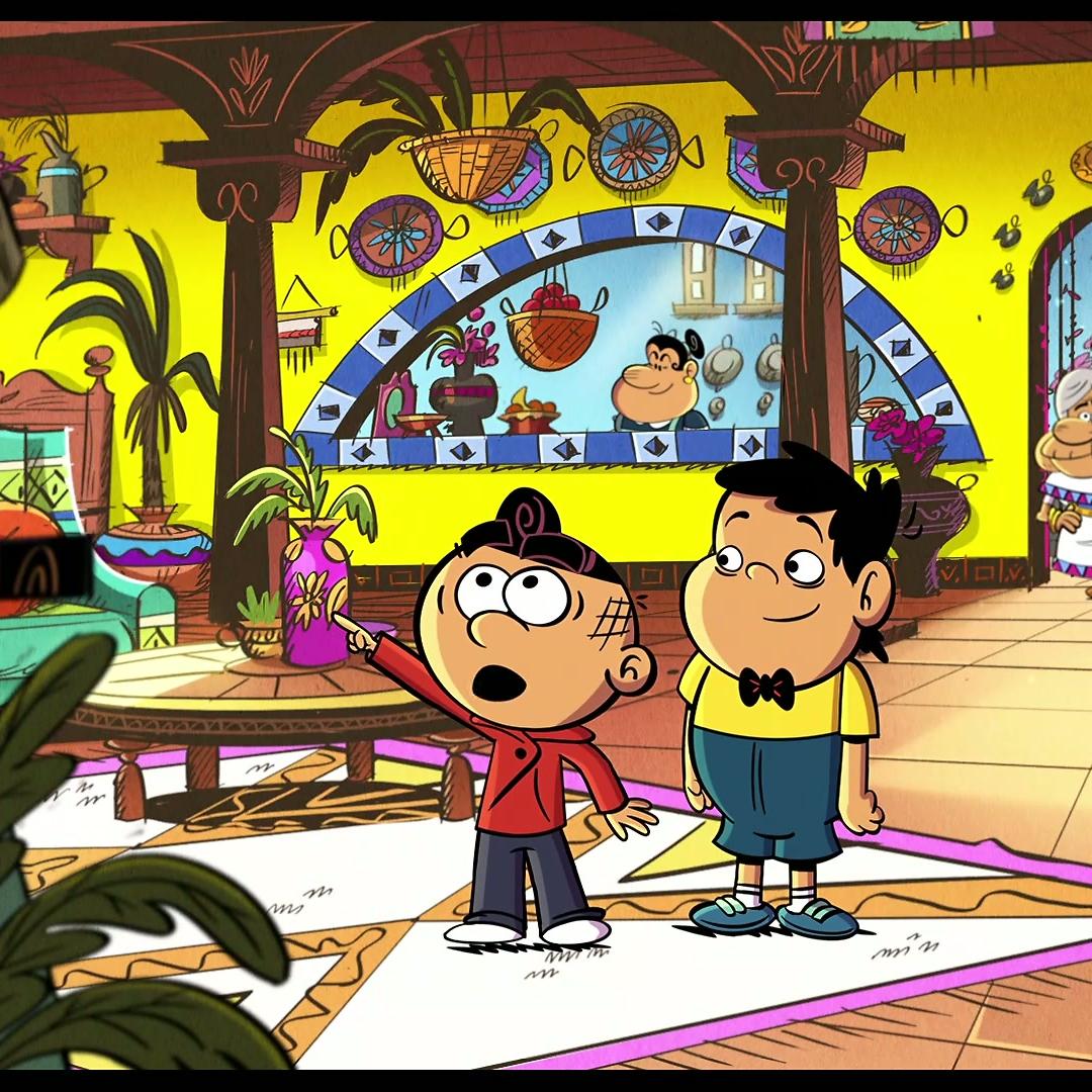 "Mama Lupe, are thoseyour Fire Ball sticks?" - The Casagrandes Movie quote