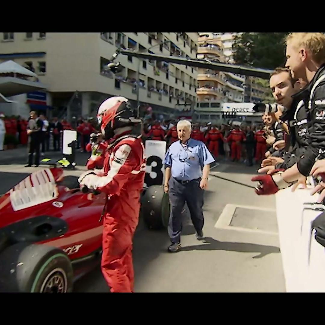 "Monaco,you drive to the start and finish line, and you park your carin ...