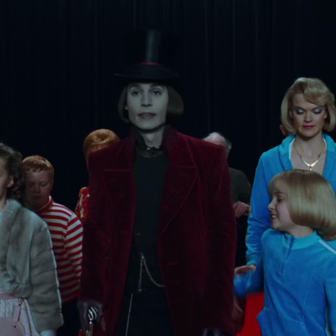 Mr. Wonka, I'm Violet Beauregarde. Oh. I don't care. Well, you should ...