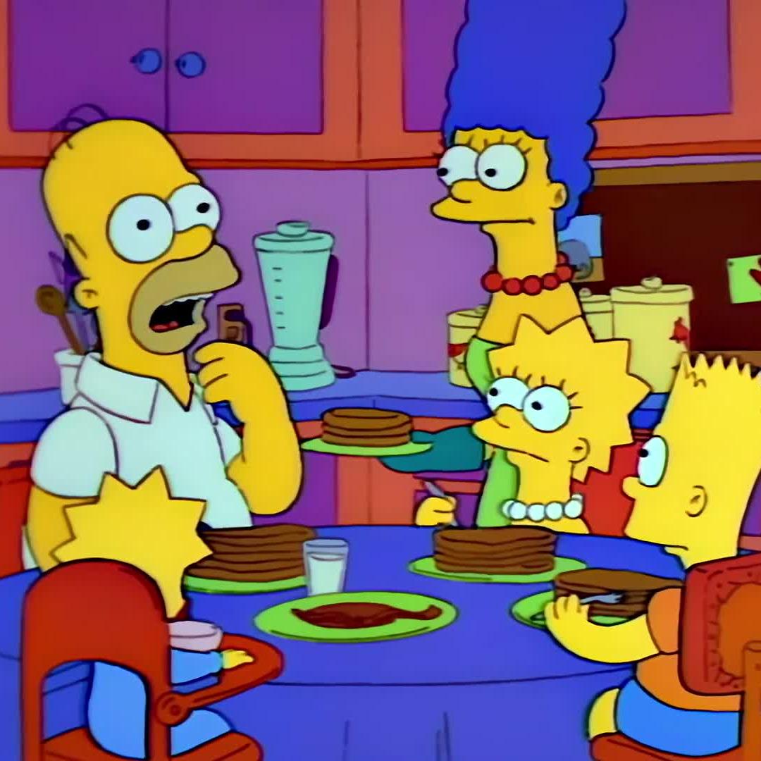 Alas, my gastronomic rapacity knows no satiety... - The Simpsons | Clip ...