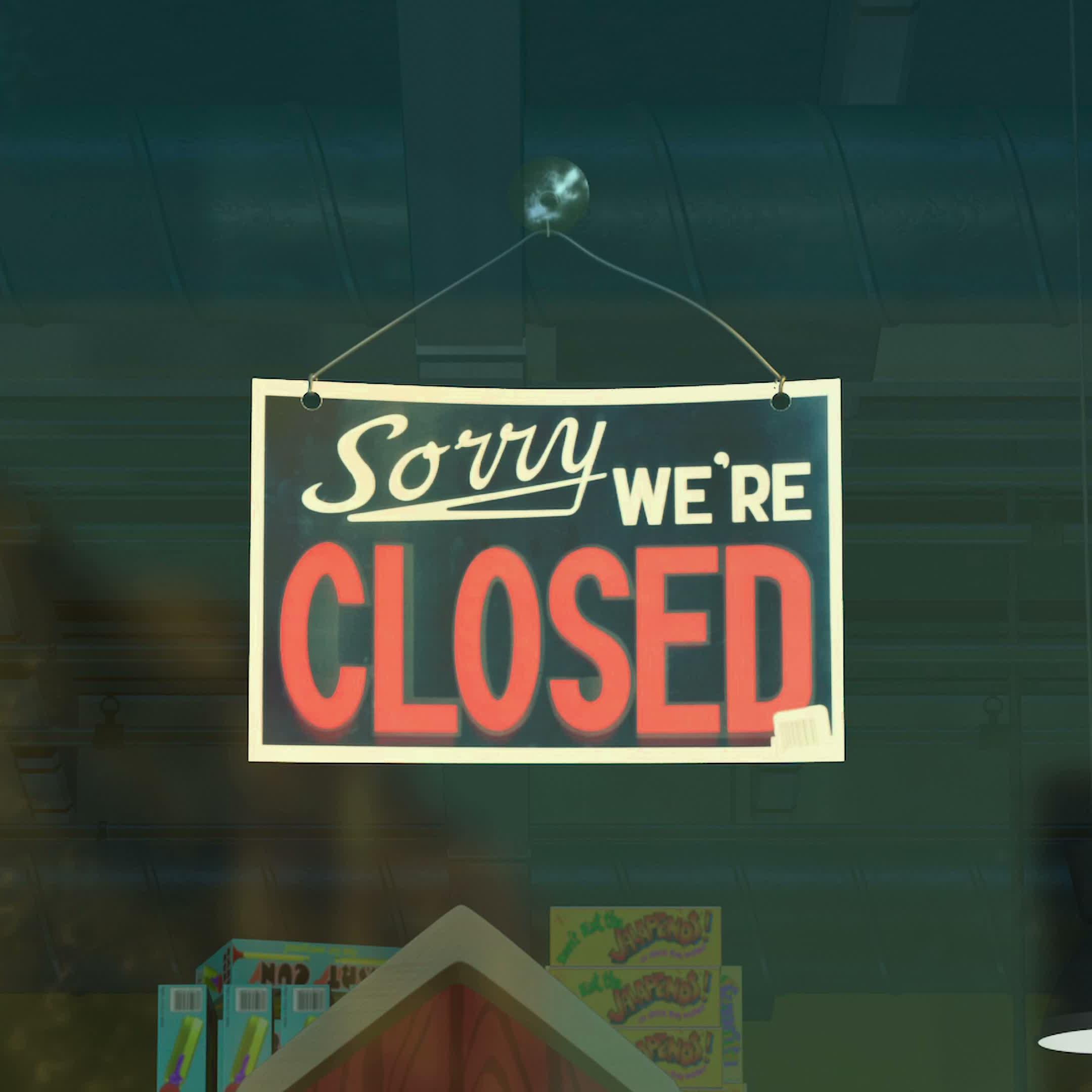 Oh, no. It's closed. We're not preschool toys, Slinky.We can read ...