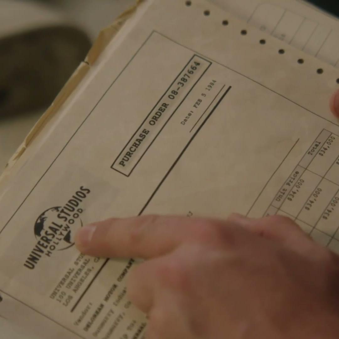 Purchase order,Universal Studios Hollywood, 1984. - Expedition: Back To ...