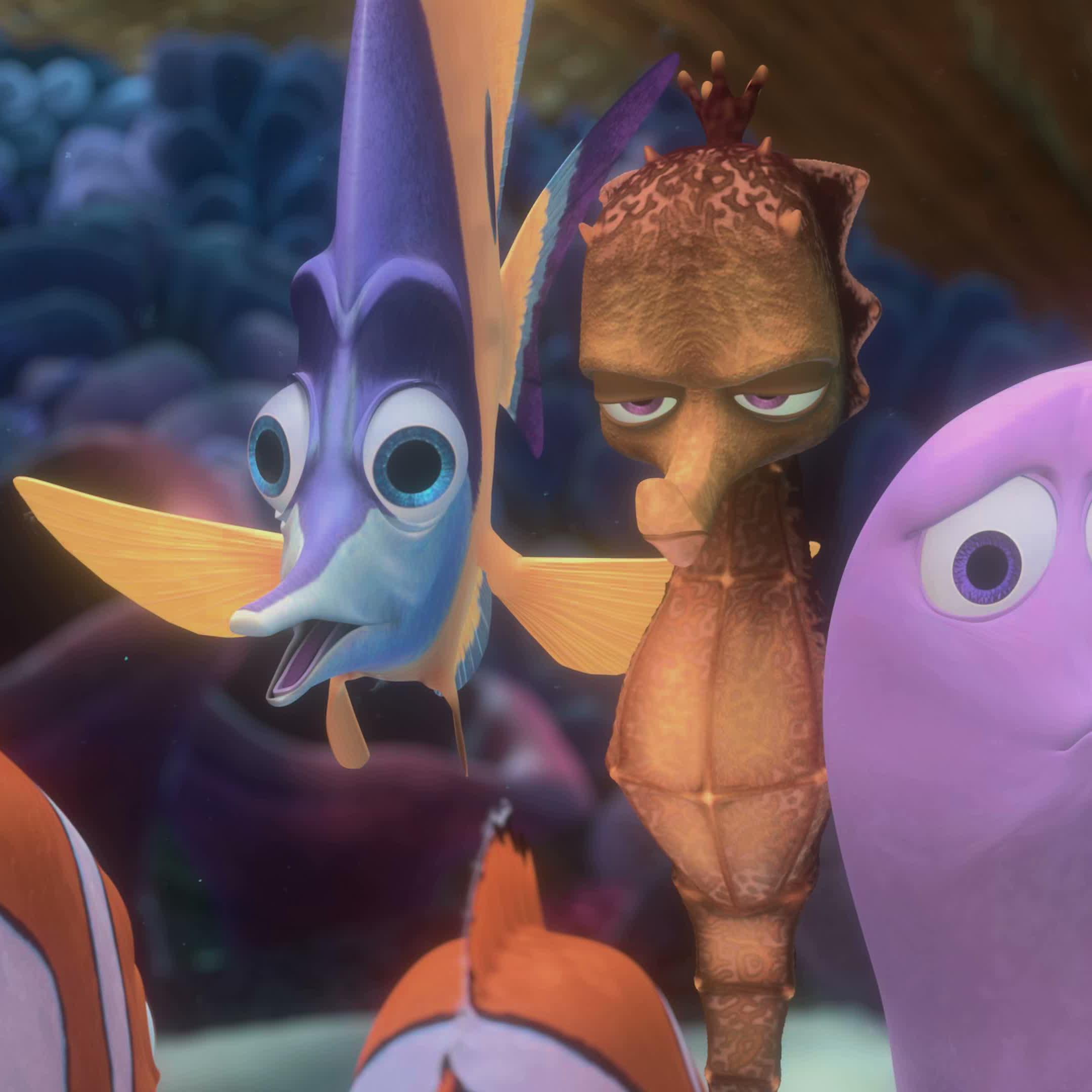 Sheldon!Get out of Mr Johanssen's yard now! - Finding Nemo | Clip.Cafe