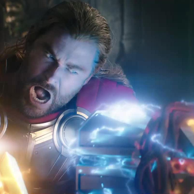 Stormbreaker! I knew you could do it. Axl! Get them home! - Thor: Love ...