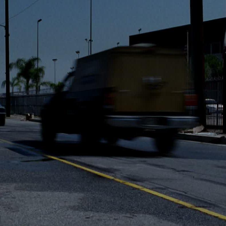 That's the cops! You have to pull over! Yeah, first chance I get ...