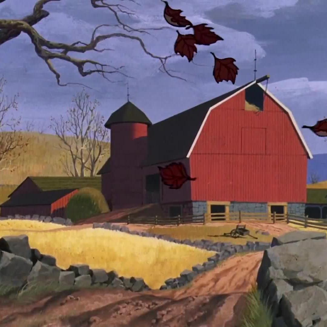 "The autumn days grew short. One evening, just before Christmas, snow ...