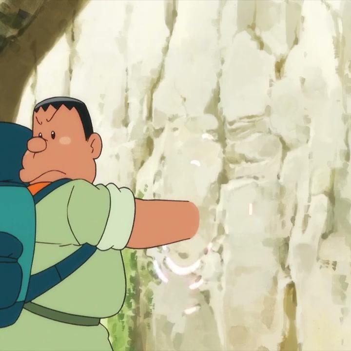 The junior expedition team set off with me Purple player? - Doraemon ...