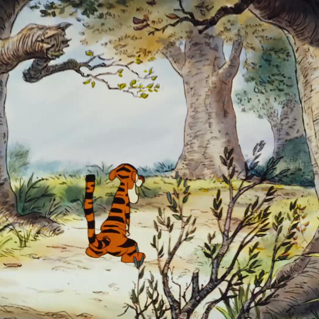 Well there goes Tigger. Always bouncing on his friends when they least ...