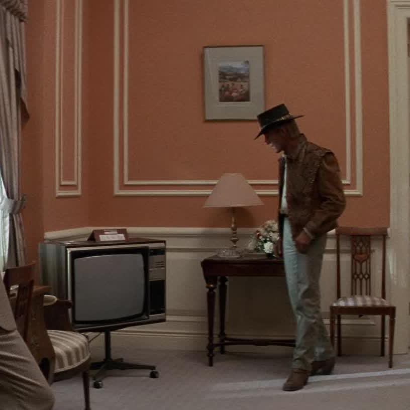There's a TV over there if you get bored. Oh, yeah - - I remember ...