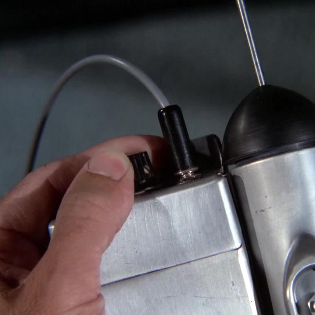 "This detects electronic devices. It should sound like a Sousa march ...