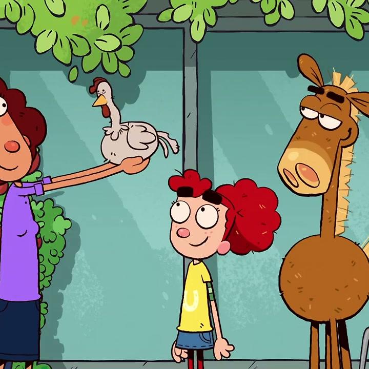 - We named her Scraggle,'cause she's sad and scraggly. - It's Pony ...