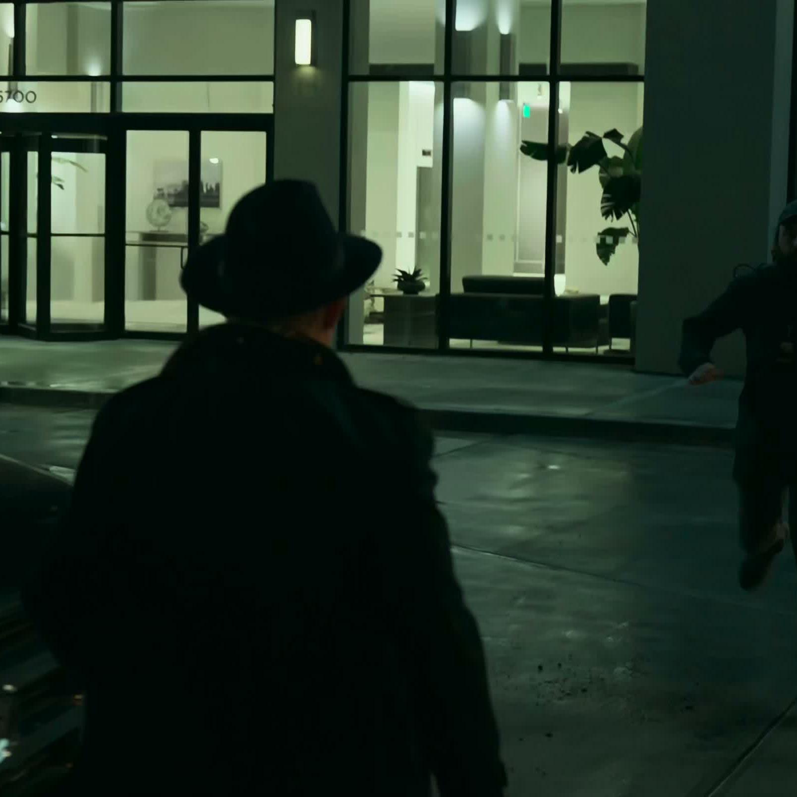 Well, where is he?- He's inside. And yet here we are, outside. Did you ...
