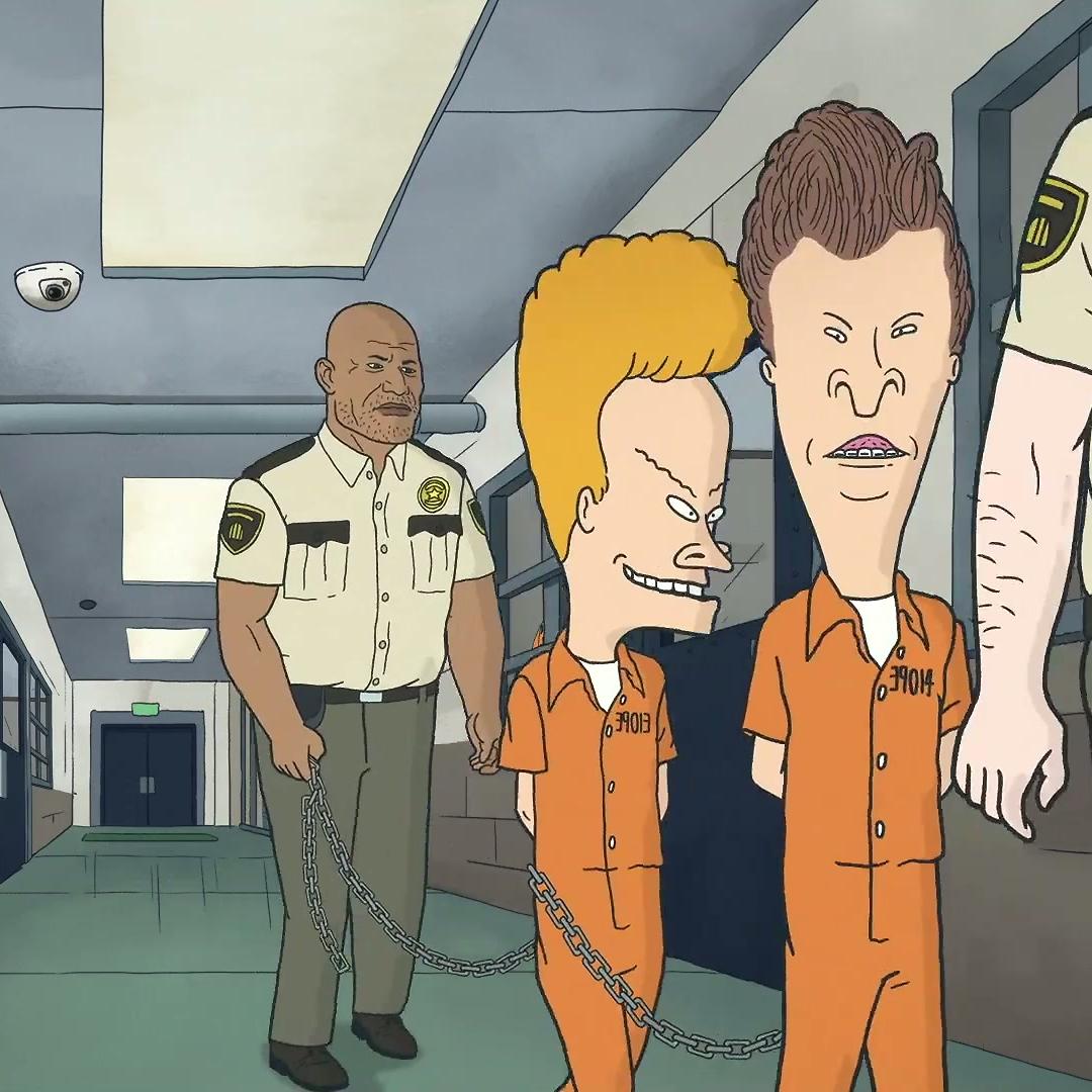 We're in jail Beavis, this kicks ass! Yeah that youth pastor always ...