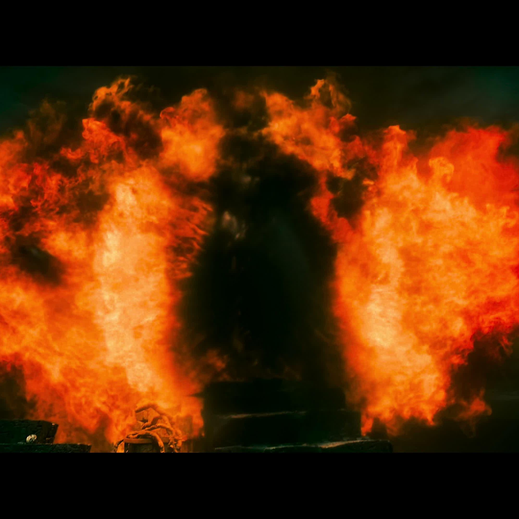 You have no power here, servant of Morgoth! You are nameless, faceless ...