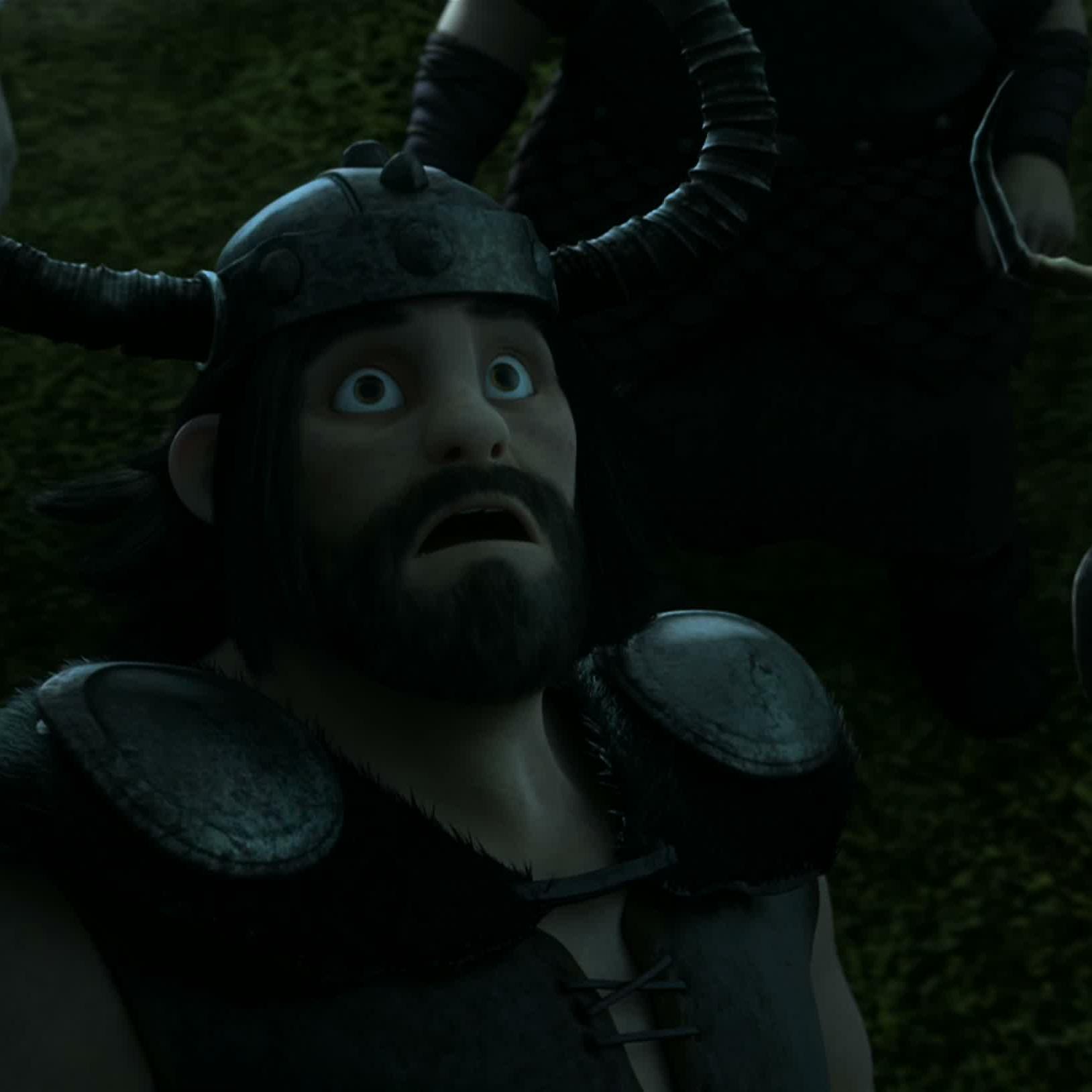 "Your chief... is dead! Stoick?No!Not possible! No one can protect you ...