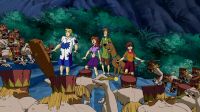 We're doomed! Doomed! Look, Scooby found a way out. - Aloha, Scooby Doo ...