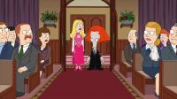 Why is everybody staring at us? Maybe 'cause we're at a funeral,and you ...