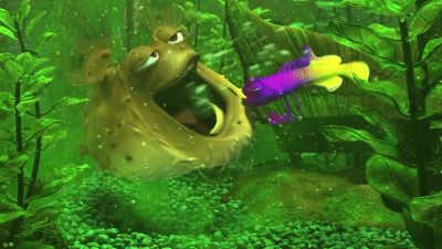 "Ahh, no, no. Ah! The bubbles, the bu? Ugh! Bloat, that's disgusting ...